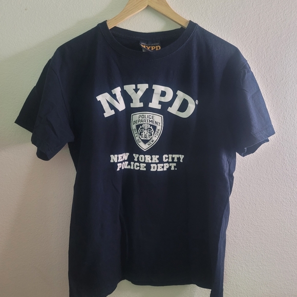 Nypd | Shirts | Nypd Midnight Blue Tee Shirt Medium | Poshmark